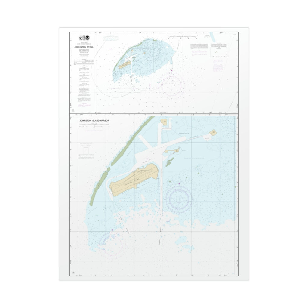 NOAA Nautical Chart - Chart Print