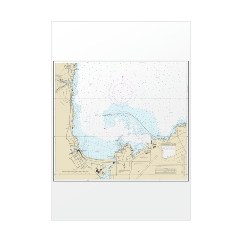 NOAA Nautical Chart 19324 Rolled Poster Island Of Hawaii Hilo Bay